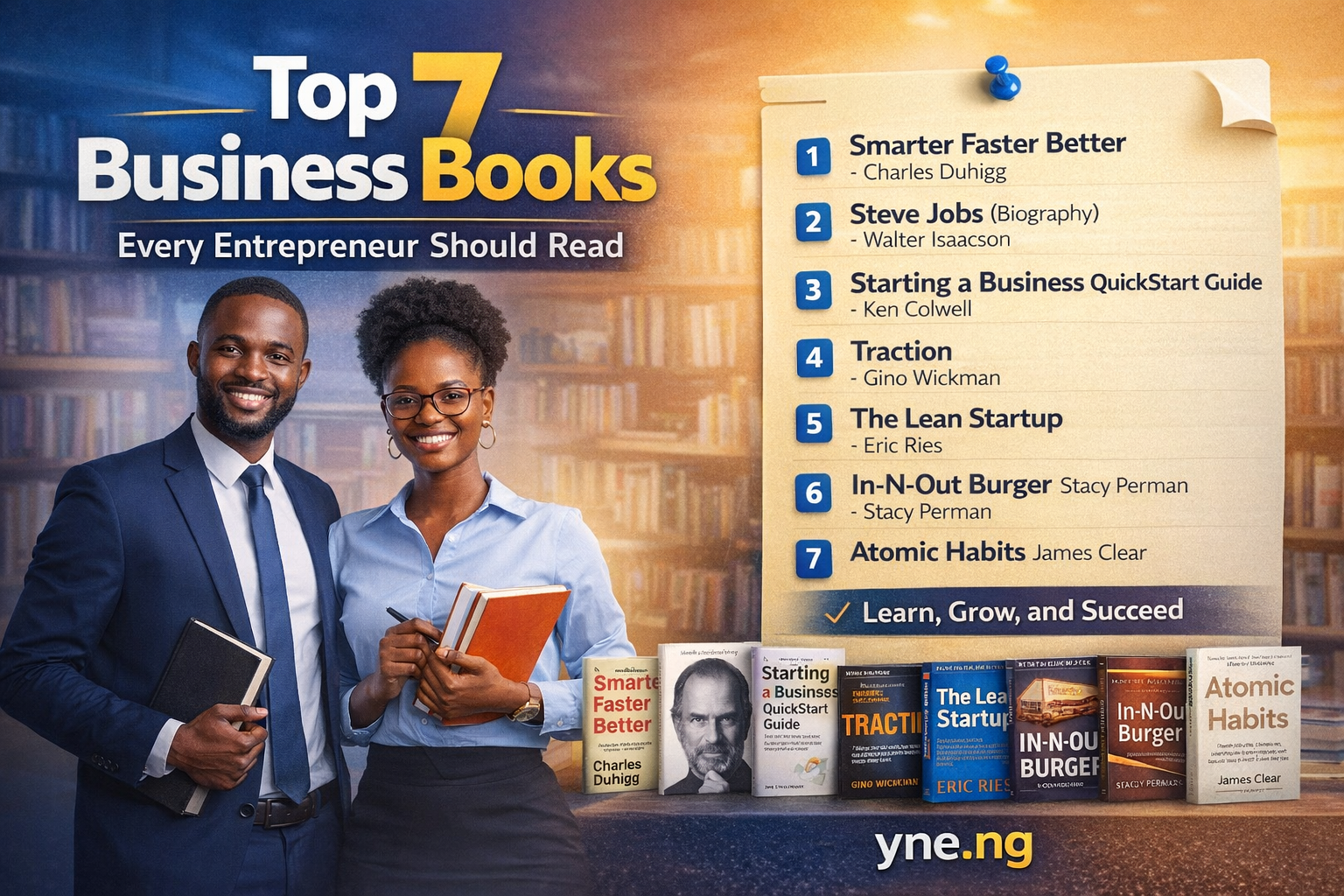 Top 7 Business Books Every Entrepreneur Should Read - Young Naija ...